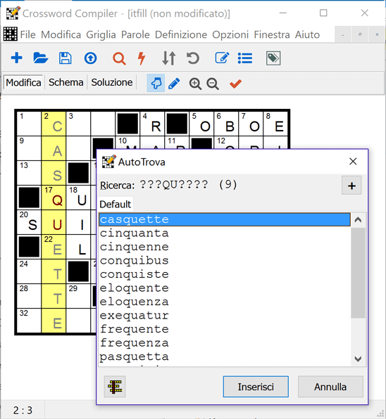 Crossword Compiler: Funzionalità