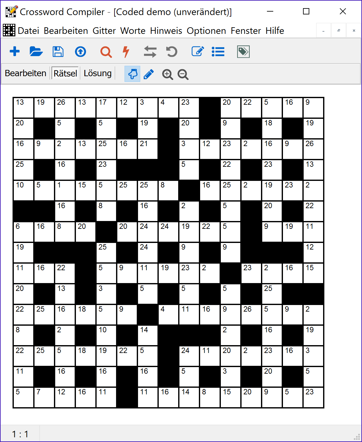 Crossword Compiler: Features