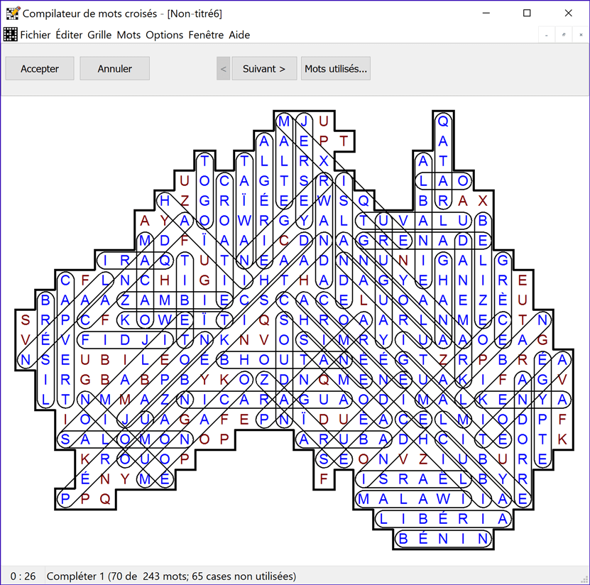 Crossword Compiler: Mots mêlés et casse-têtes de vocabulaire